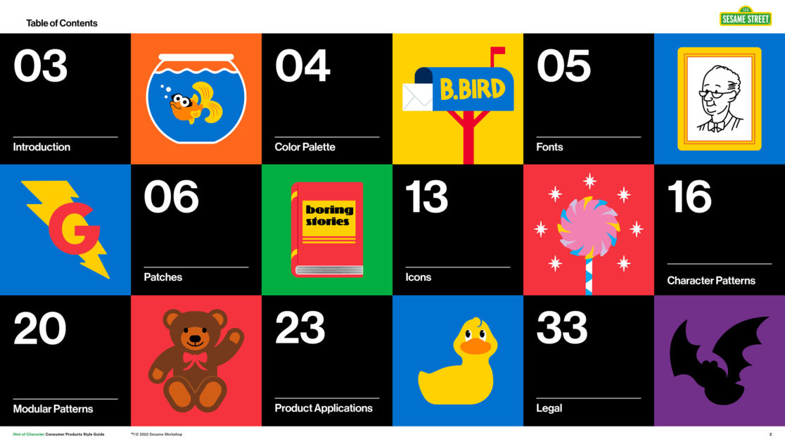 Sesame Street: Hint of Character – DEPIPPO DESIGNS